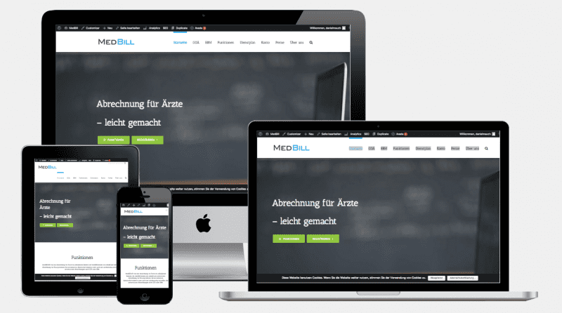 Neue Website — MedBill